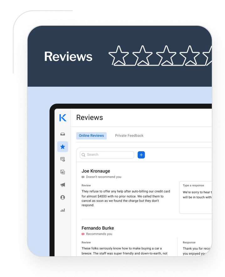The Reputation Management Platform for Auto Dealers